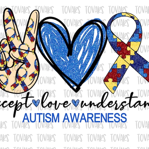 Accept Love Understand Autism Awareness Digital Download - Etsy