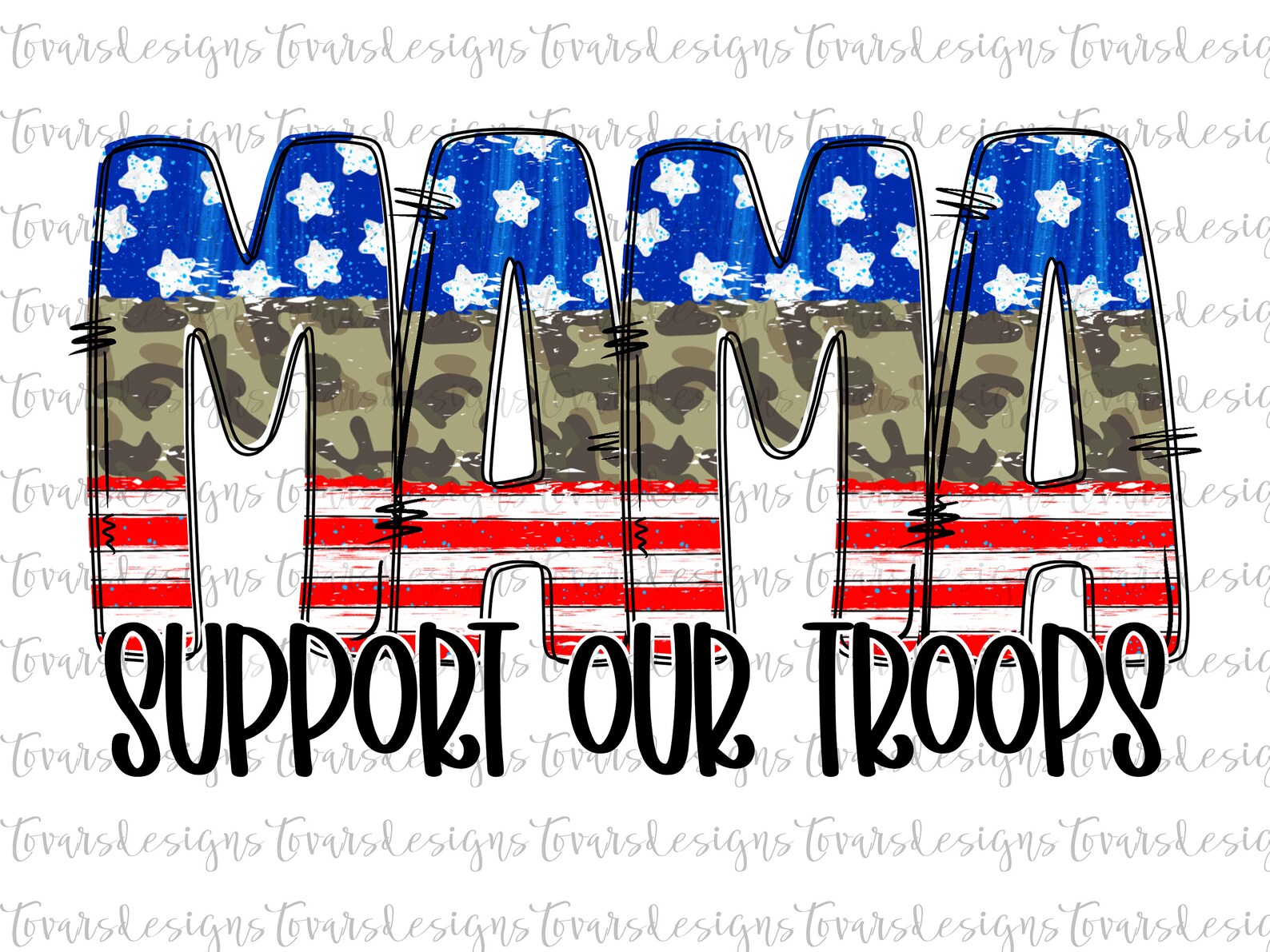 Support Our Troops MAMA Png Design Support Our Troops Design - Etsy