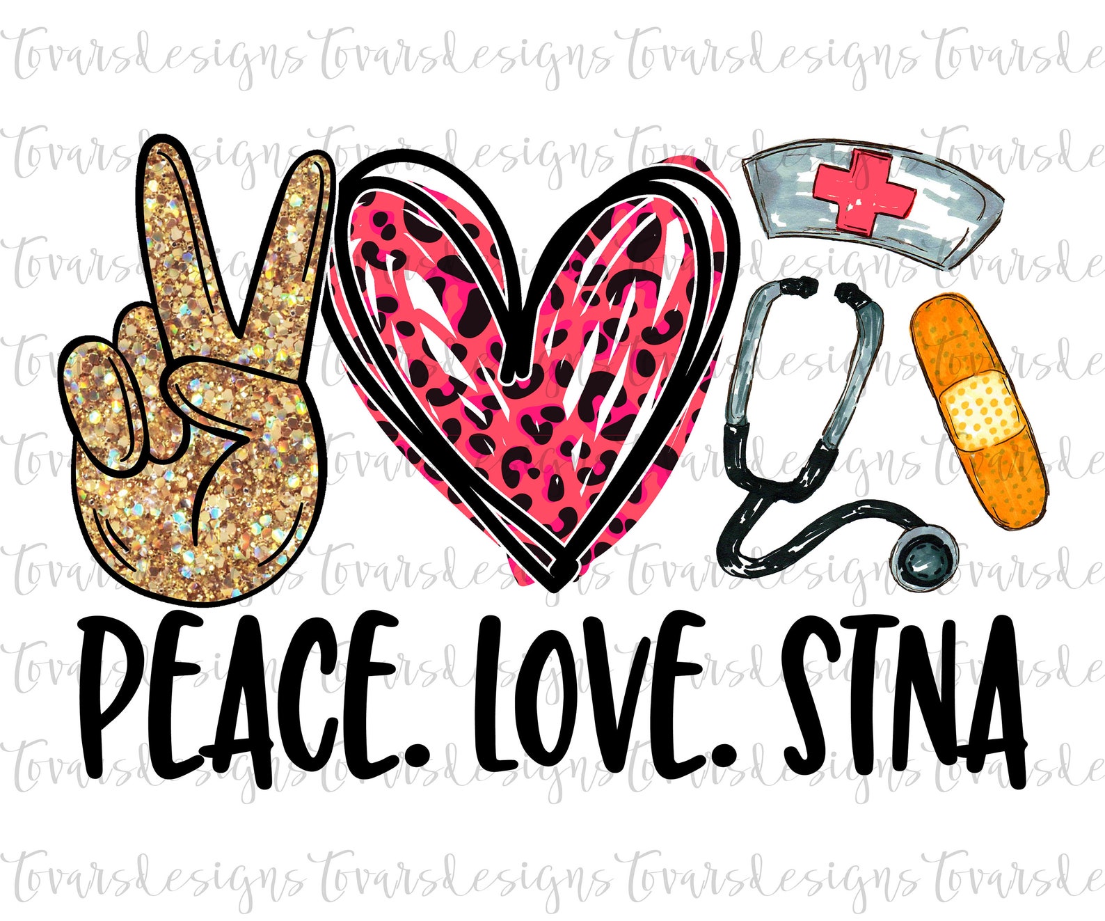Peace Love STNA Sublimation Download Stna PNG Instant | Etsy