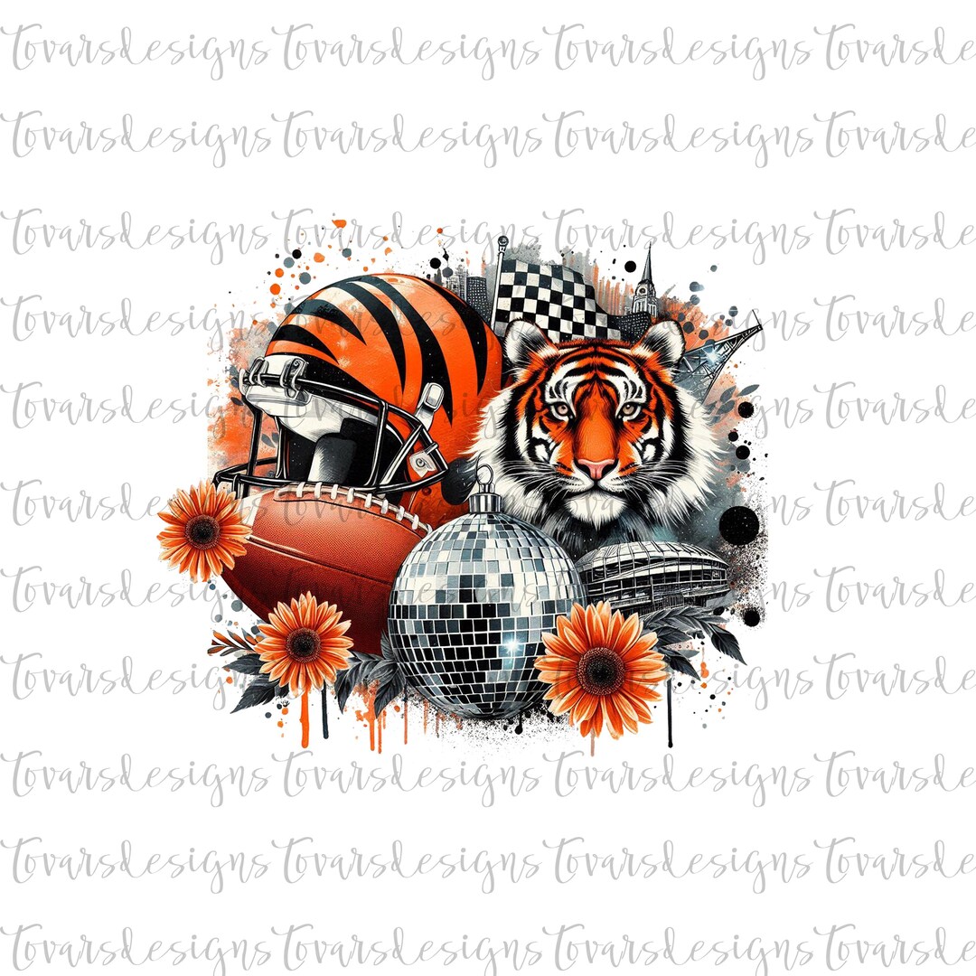 Bengals Design, Bengals Football Design, Digital Download, Sports ...