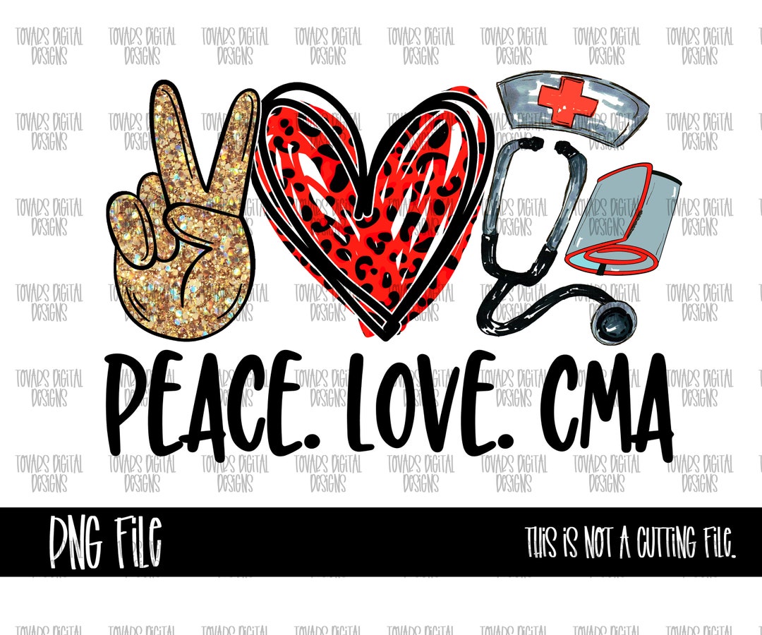 Peace Love CMA Sublimation Download, Cma PNG, Instant Download Cma ...