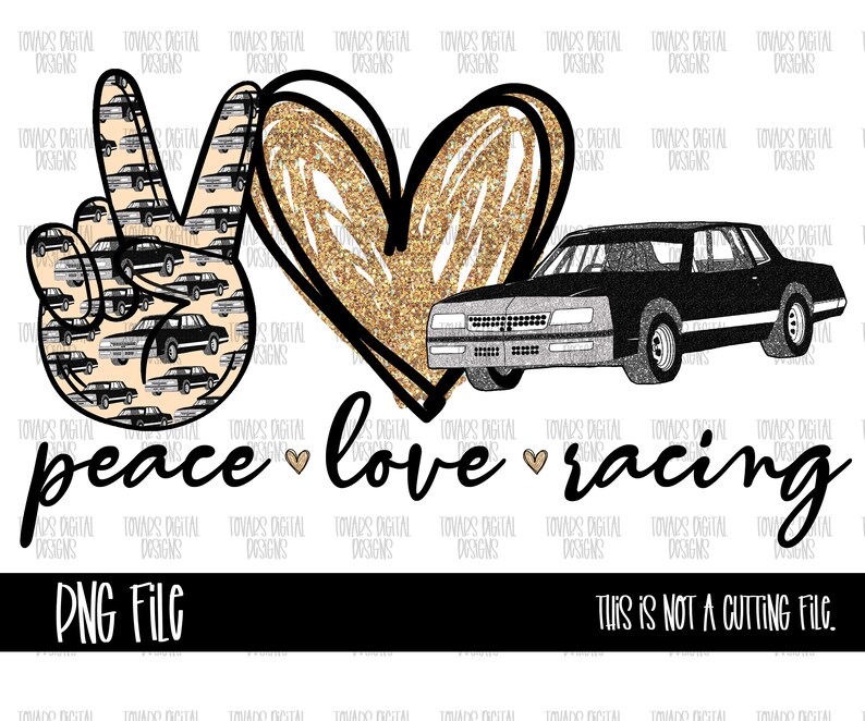 Peace Love Racing Sublimation Png Digital Download Dirt Track - Etsy