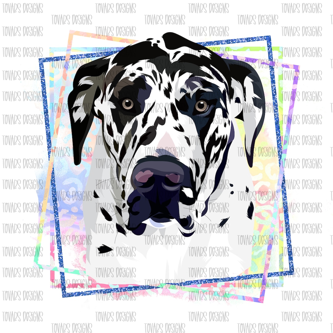 Great Dane Png Designs, Digital Art, T Shirt Designs, Printable Wall ...