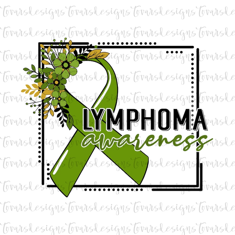 Floral Lymphoma Awareness Png Lymphoma Awareness PNG Floral - Etsy