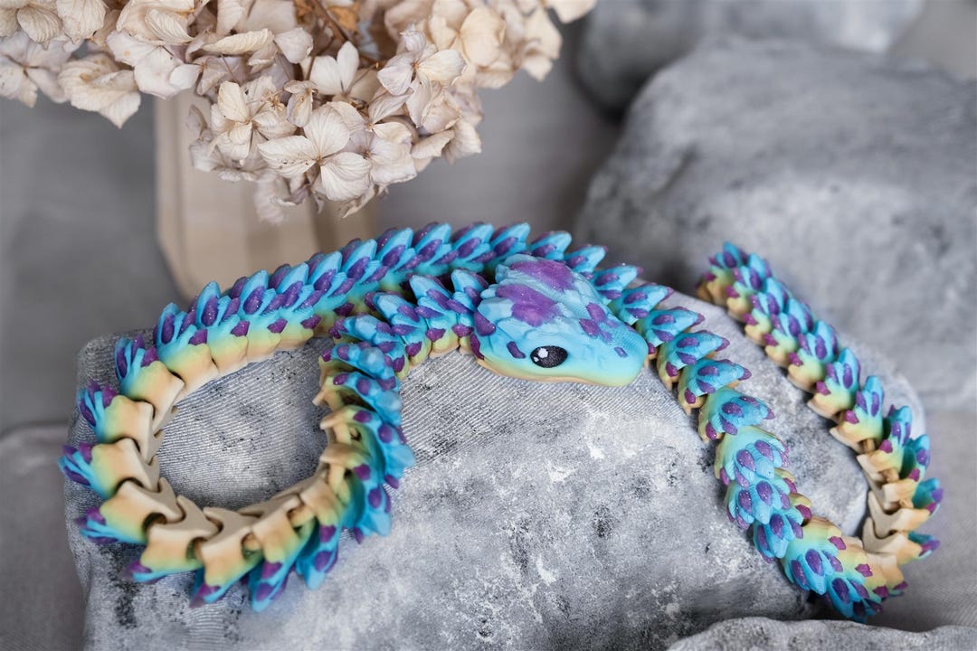 Flexi Gemstone Snake | Sensory Toy | Snake Decoration | Desk Toy ...