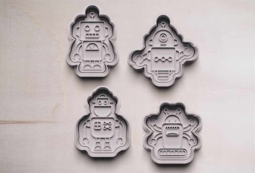 Robot Cookie Cutter Cookie Cutters Cookie Cutters Cookie Cutter Robot ...