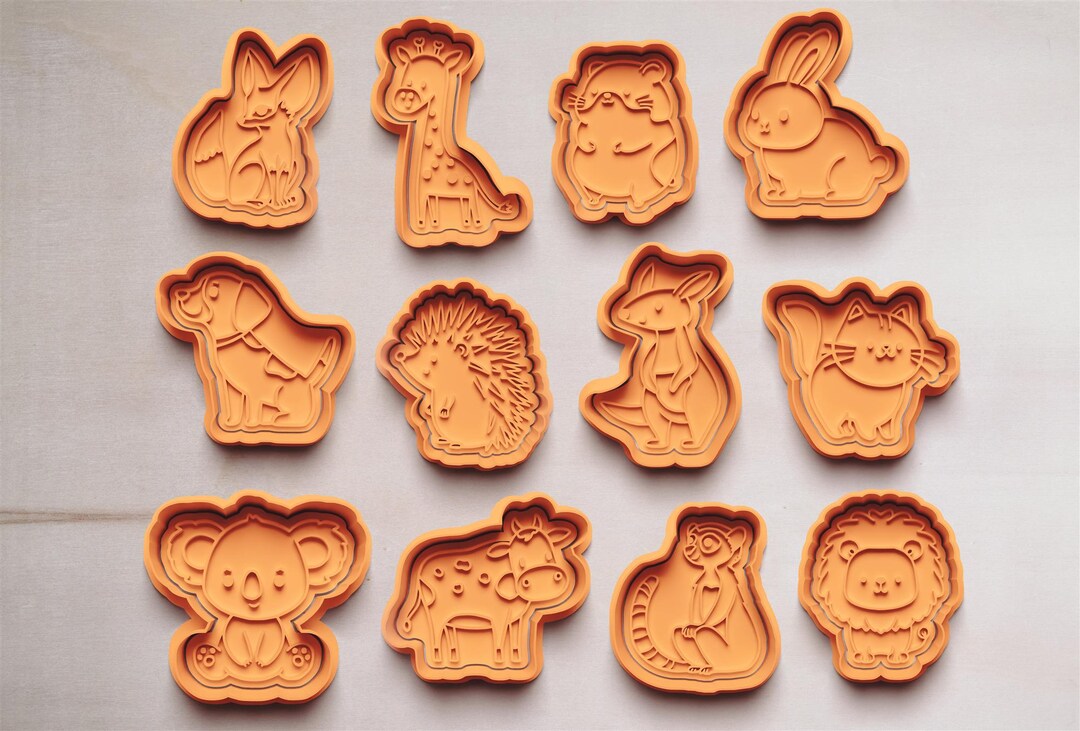 Land Animals Collection II Cookie Cutters | Cookie Cutters | Cookie ...