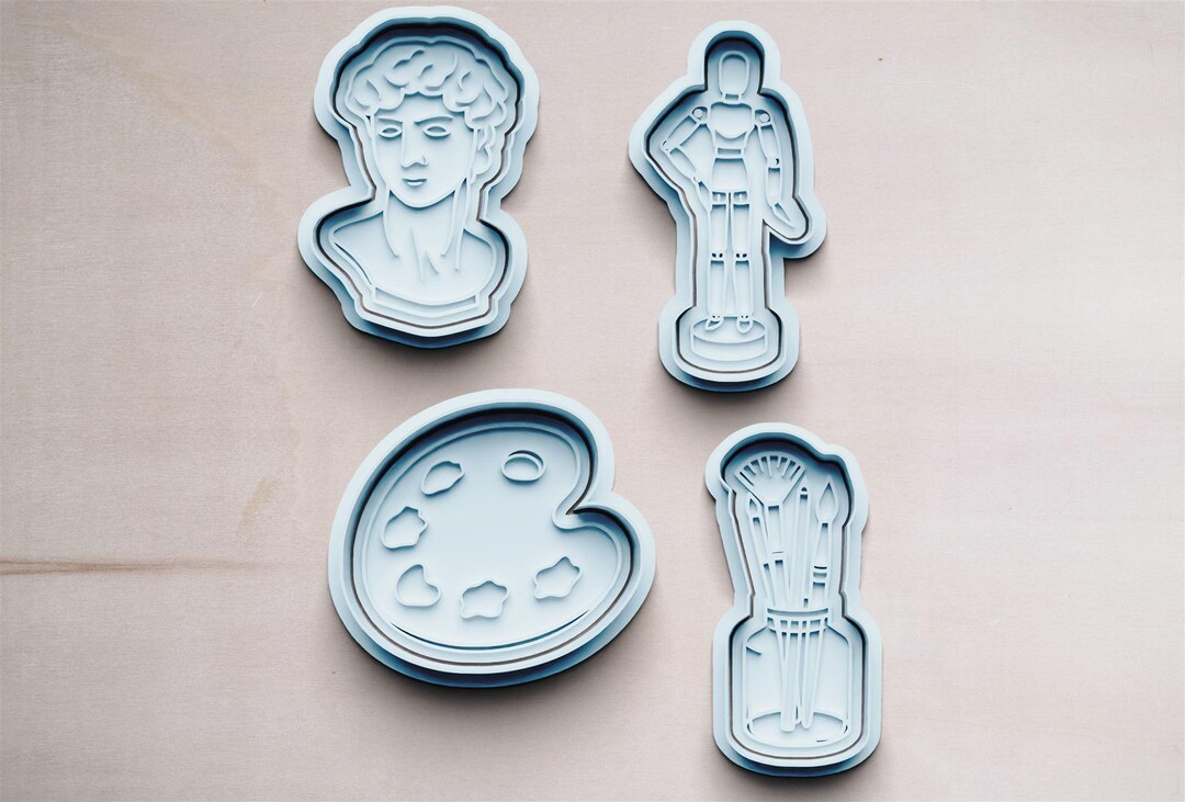 Art Painting Cookie Cutters | Cookie Cutters | Cookie Cutters Cookie ...