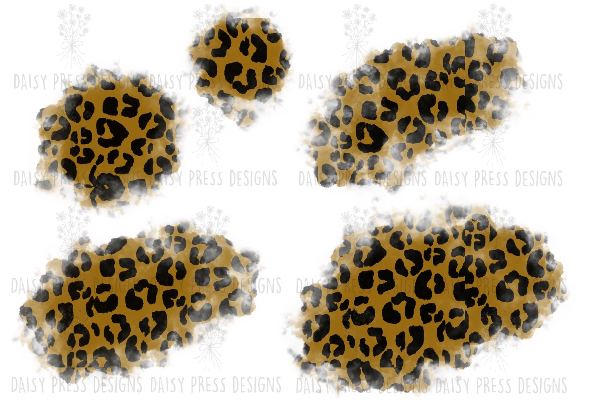 Cheetah Patches PNG - Etsy