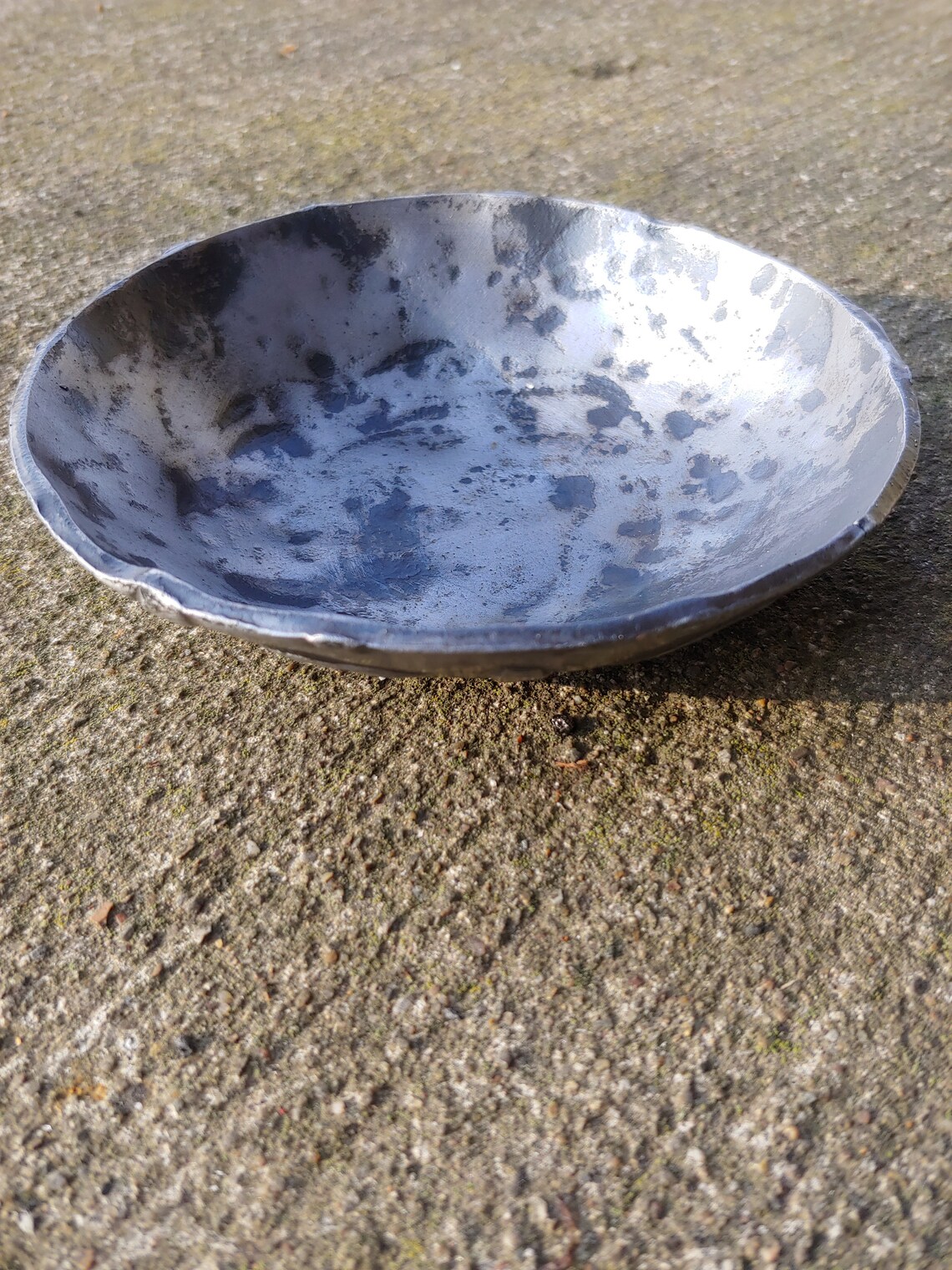Hand Forged Metal Bowl bowl metal Bowl edc Tray - Etsy
