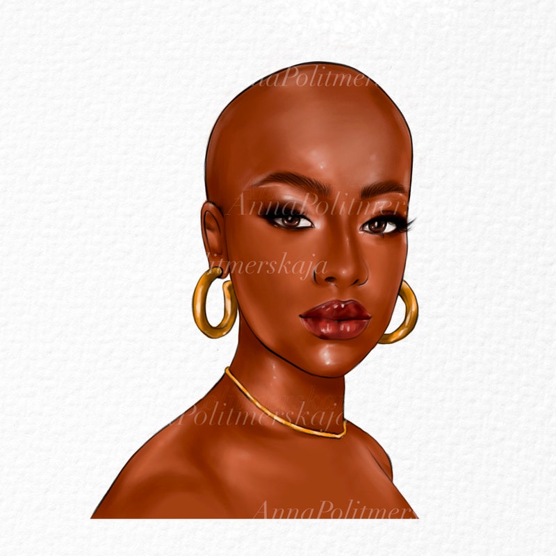 Black Diva Face - Etsy