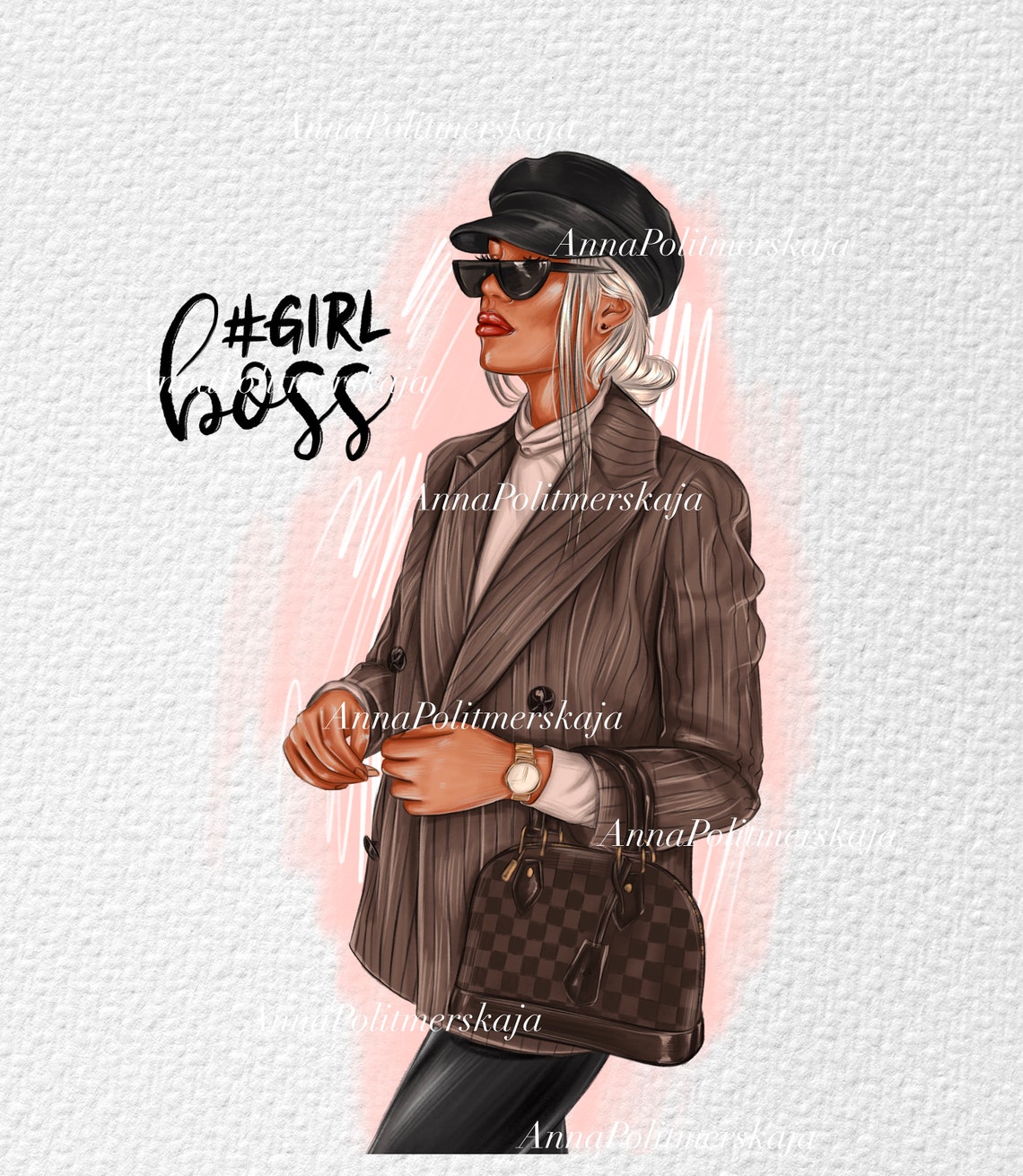 Instant Download PNG File Lady Boss Illustration Fashion - Etsy