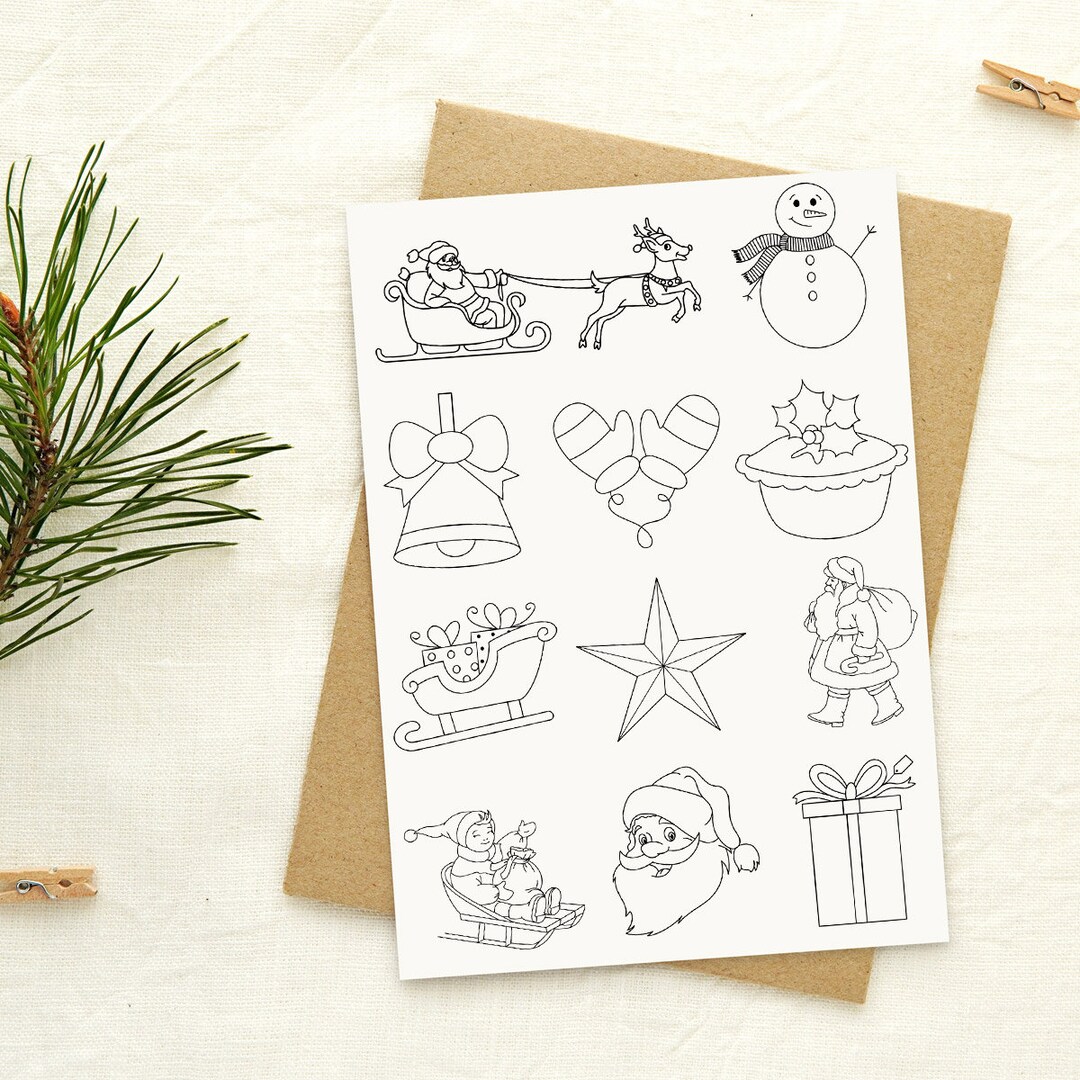 Christmas Temporary Tattoos Ver.1 | Xmas Tattoos | Santa Tattoos ...