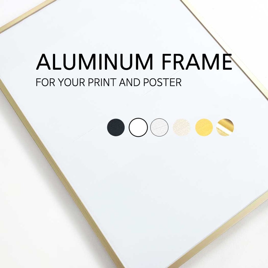 Aluminum Metal Frames in Matte Olive for Poster Photography Photo Image ...
