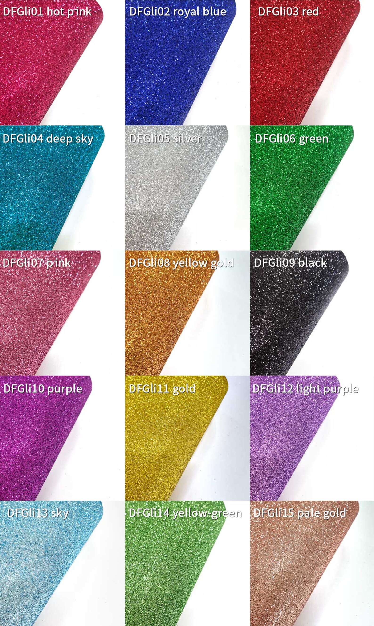 Adhesive Backed Felt Glitter Peel and Stick Felt 9" X 12" Sheets ...