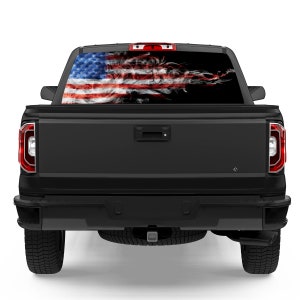 American Flag Rear Window Graphic Decals for Truck SUV Van Cars ...