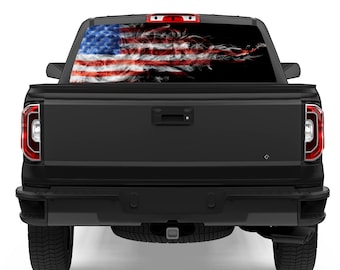 American Flag Rear Window Graphic Decals for Truck SUV Van Cars - Etsy