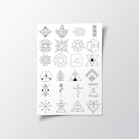 Simple Shape Tattoos