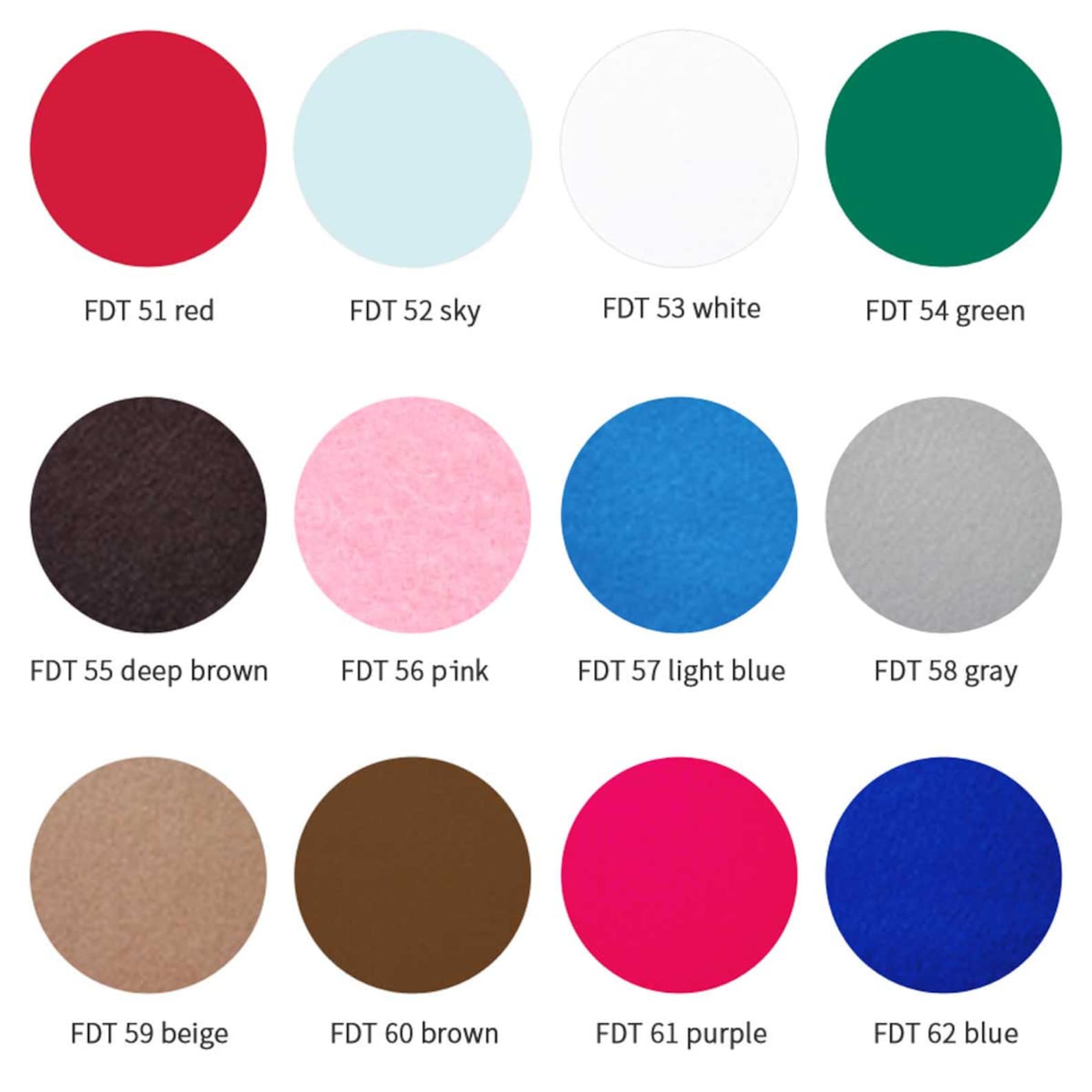 9”x12” Sticky Back Self Adhesive Felt Sheet Single Sheet High Quality ...