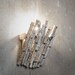 Birch Branch Wall Light, Wood Sconces, Wall Lamp Shade, Reclaimed Wood ...