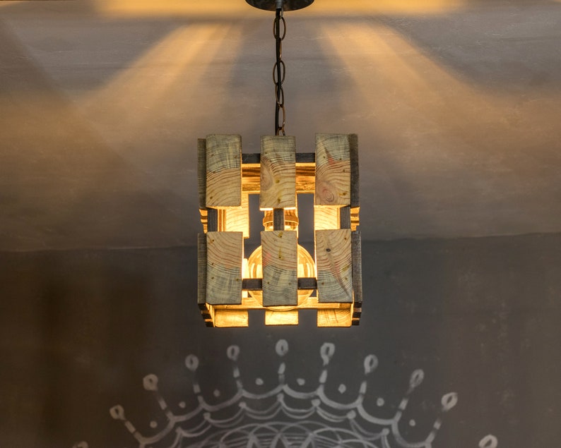 Slice Wood Pendant Light Wood Pendant Lamp Ceiling Fixture - Etsy