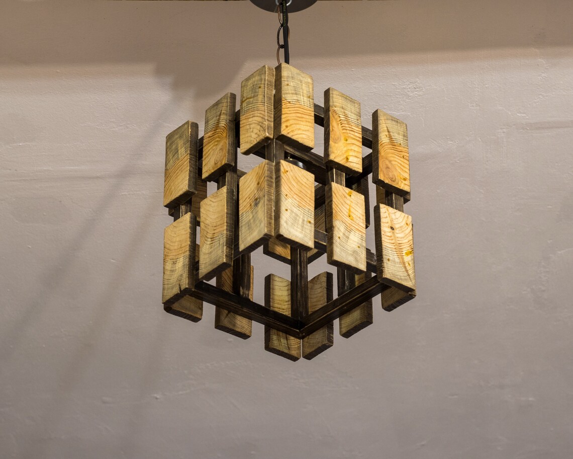 Slice Wood Pendant Light Wood Pendant Lamp Ceiling Fixture - Etsy