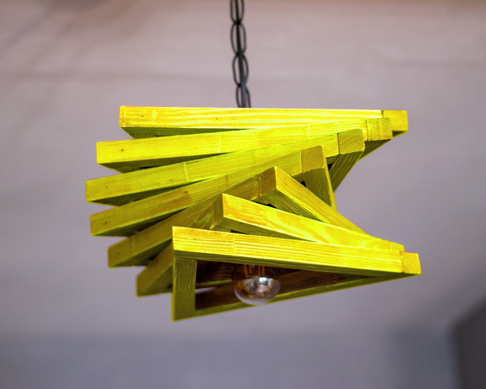 Wooden Hanging Light Wood Pendant Lamp Wooden Lighting - Etsy