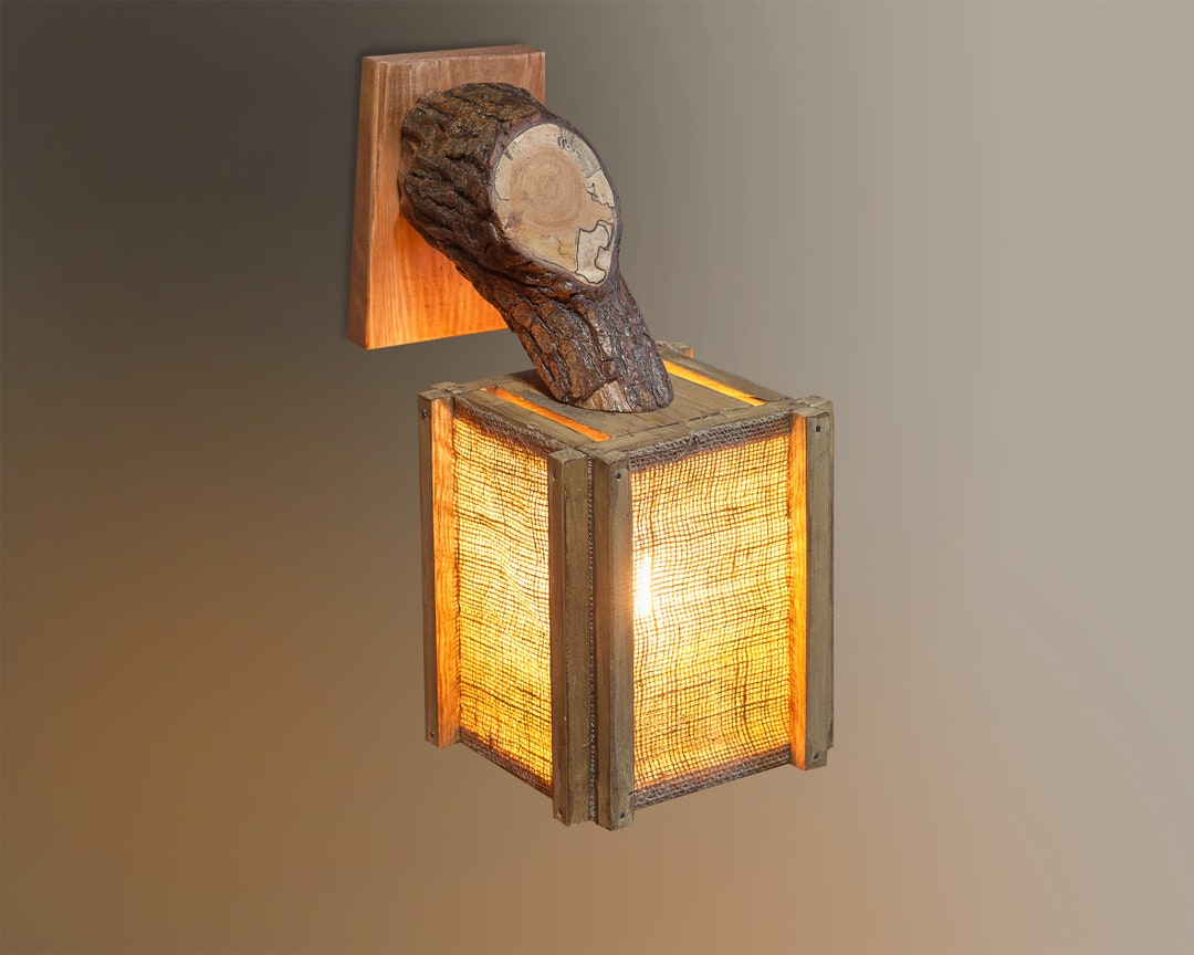 Wall Wood Lamp Wooden Lamp Wood Lamp Shade Wood Wall Light - Etsy