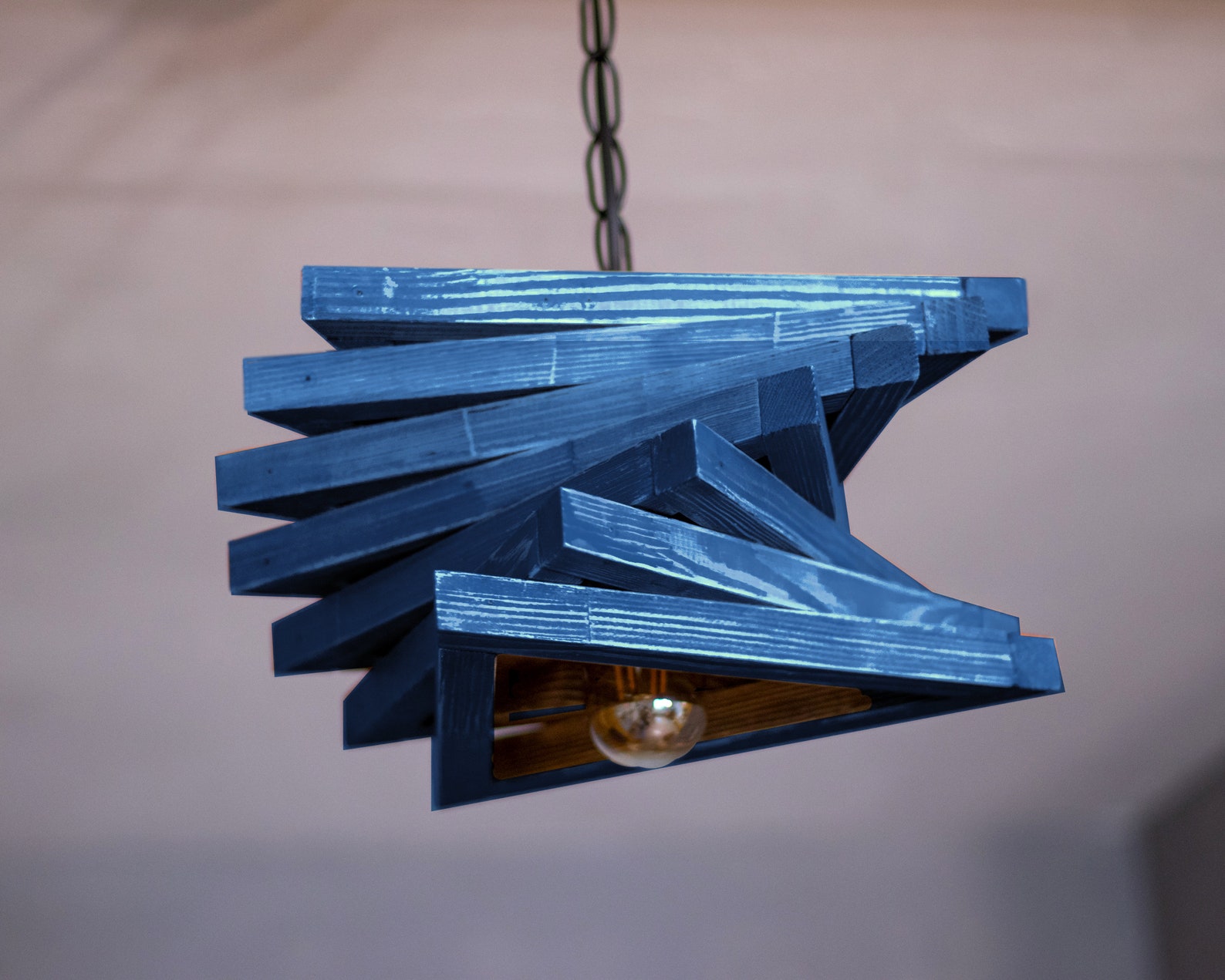 Wooden Hanging Light Wood Pendant Lamp Wooden Lighting - Etsy