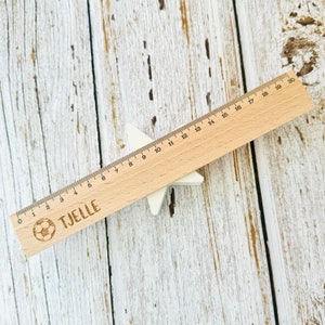 Personalized Wooden Ruler // Name // Football Gift // Football Fan ...
