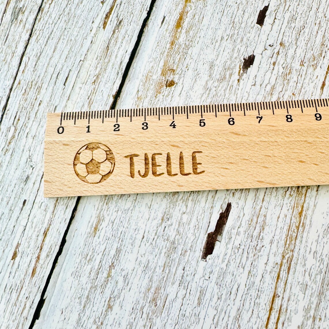 Personalized Wooden Ruler // Name // Football Gift // Football Fan ...