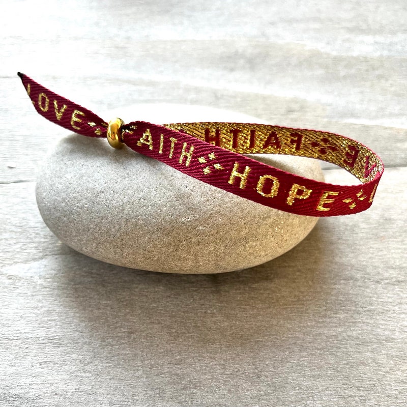 Bracelet With Text - Etsy