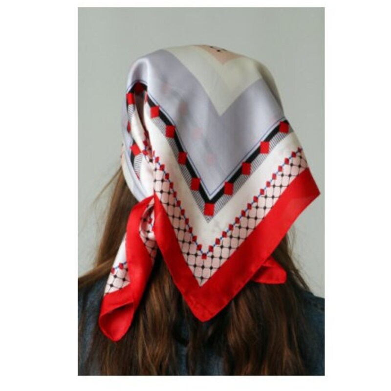 Red Head Scarf - Etsy