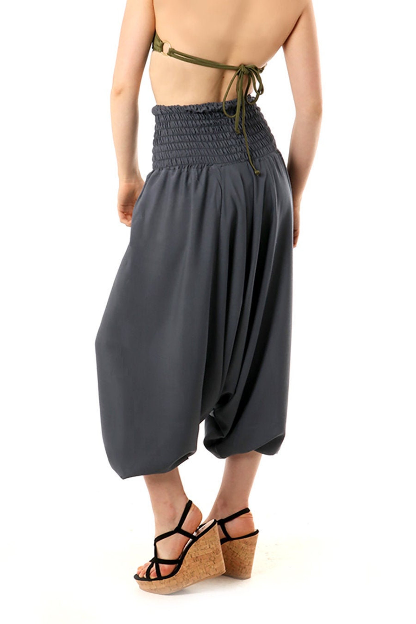 Harem Pants, Palazzo Pants, Aladdin Pants, Wide Leg Trousers, Festival ...