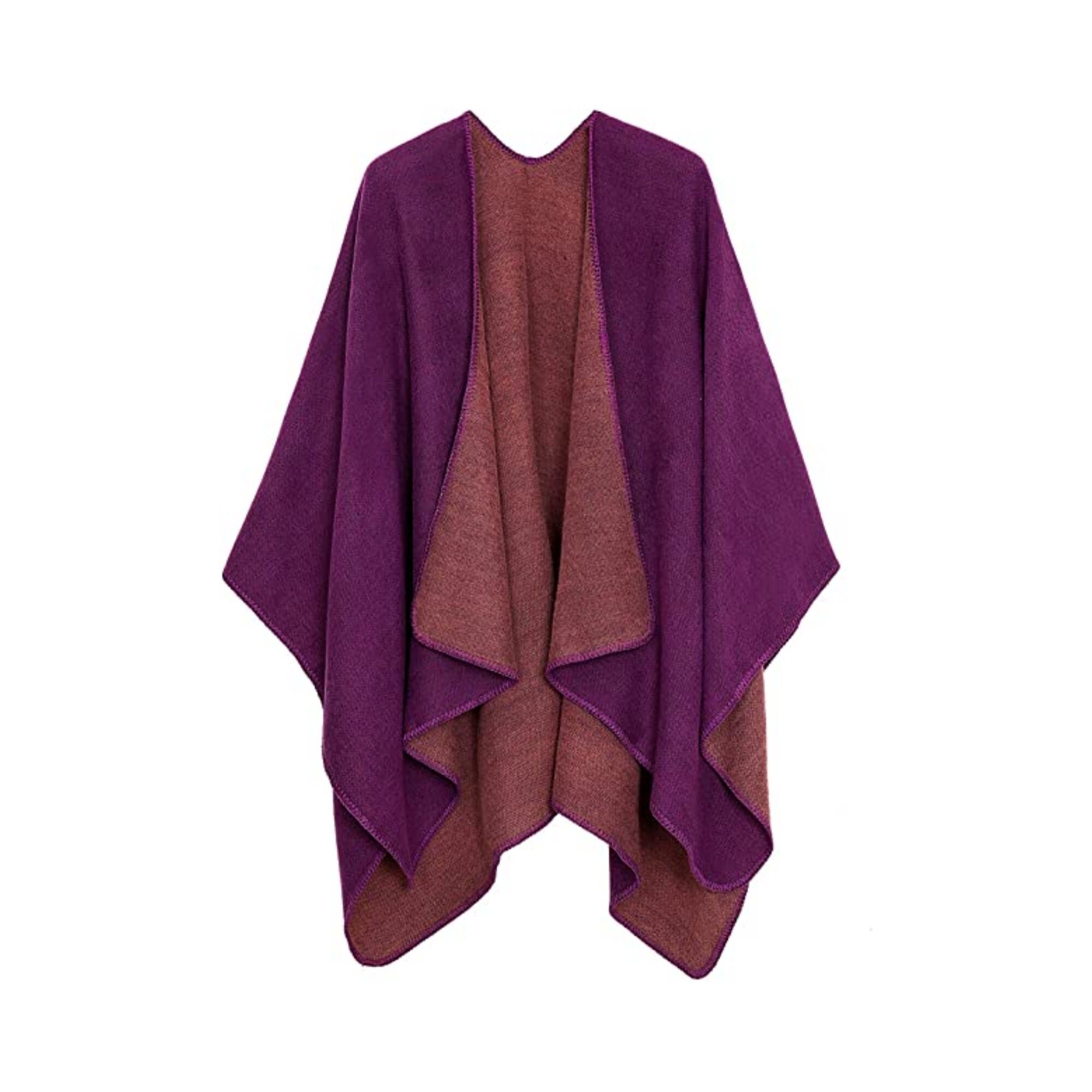 Fuchsia Poncho Womens Poncho Oversized Poncho Plus Size - Etsy