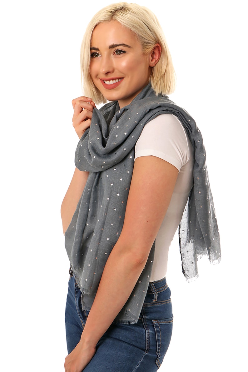 Star Scarf Women Personalised Scarf Gift for Her Celestial - Etsy UK