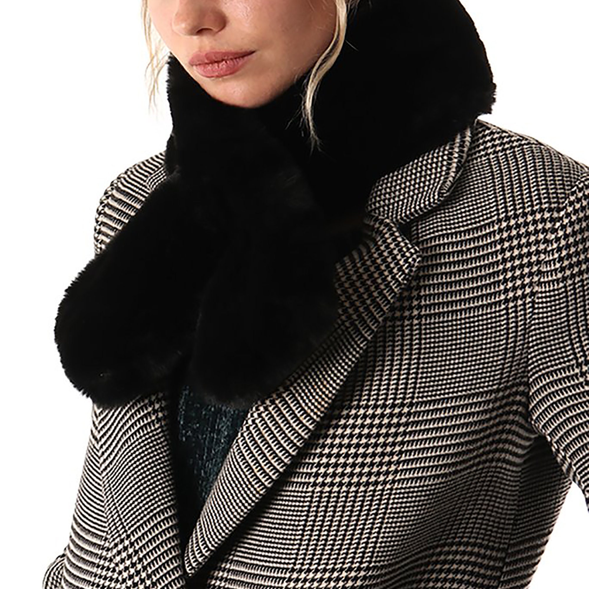 Faux Fur Stole Faux Fur Fabric Neck Warmer Fur Collar - Etsy UK