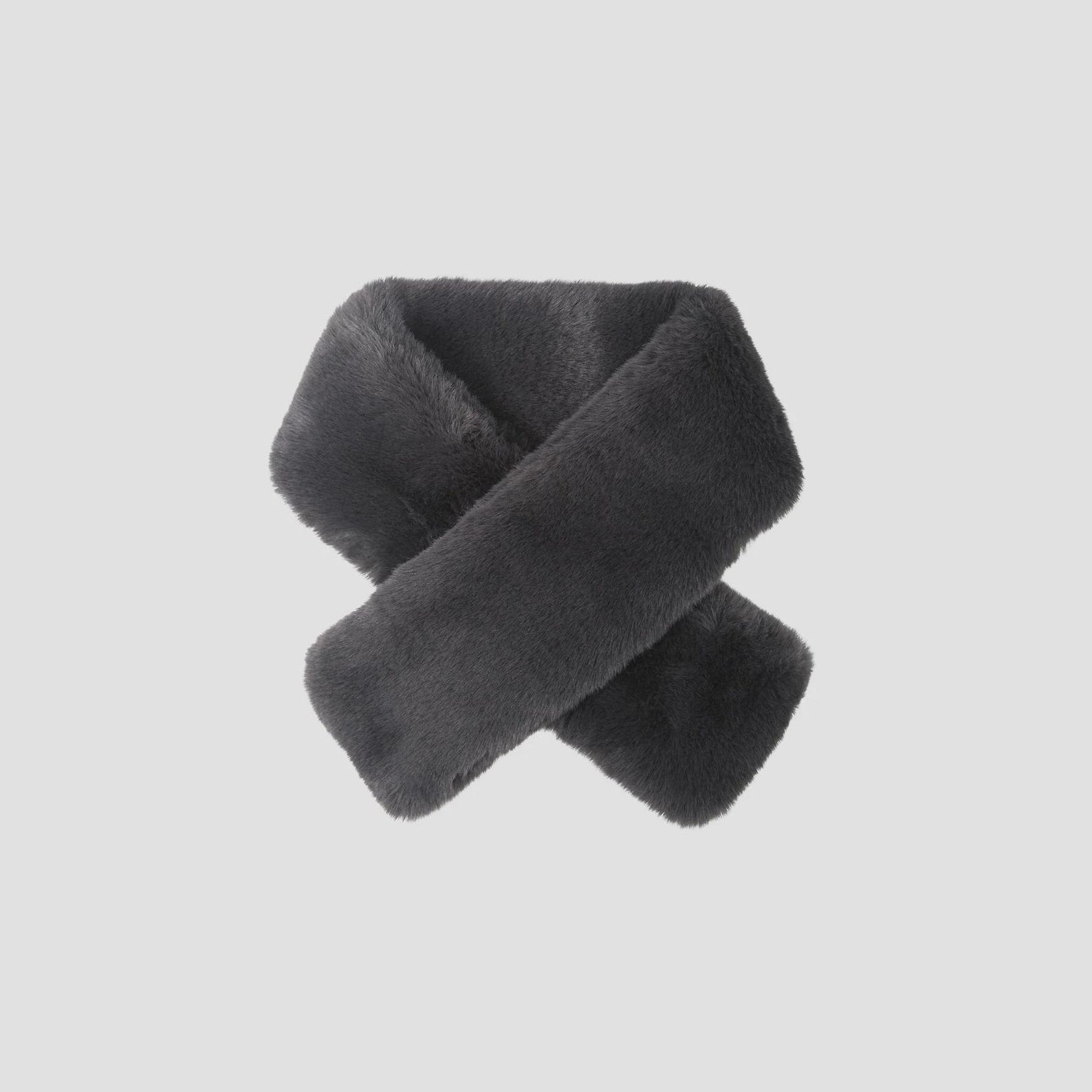Faux Fur Stole, Faux Fur Fabric, Neck Warmer, Fur Collar, Winter Scarf ...