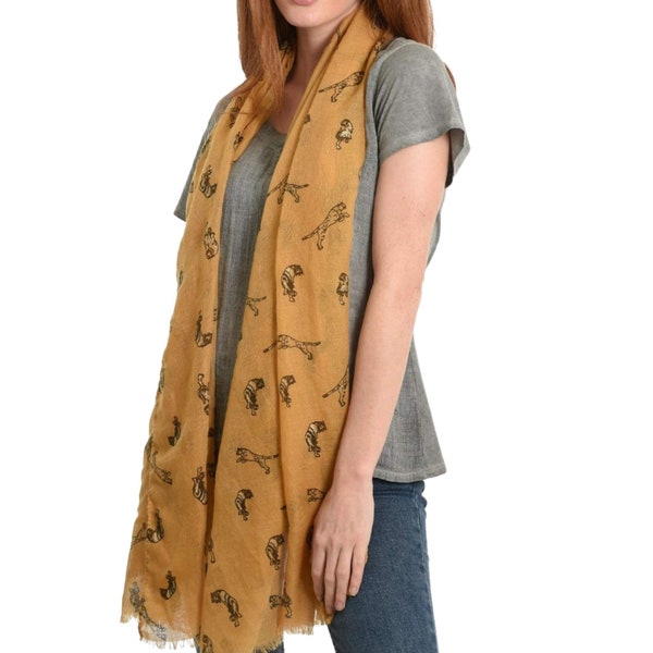 Tiger Scarf Women - Etsy UK