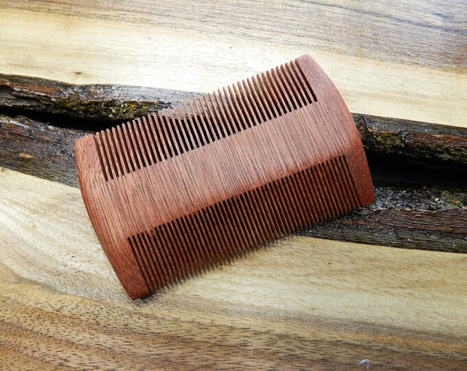 LIMITED TIME OFFER! - Handcrafted Amoora Wood Double-edged Fine-toothed ...