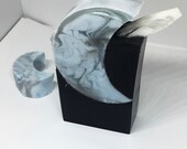 Crescent Moon Soap Moon Crystal Soap Outer Space Galaxy - Etsy