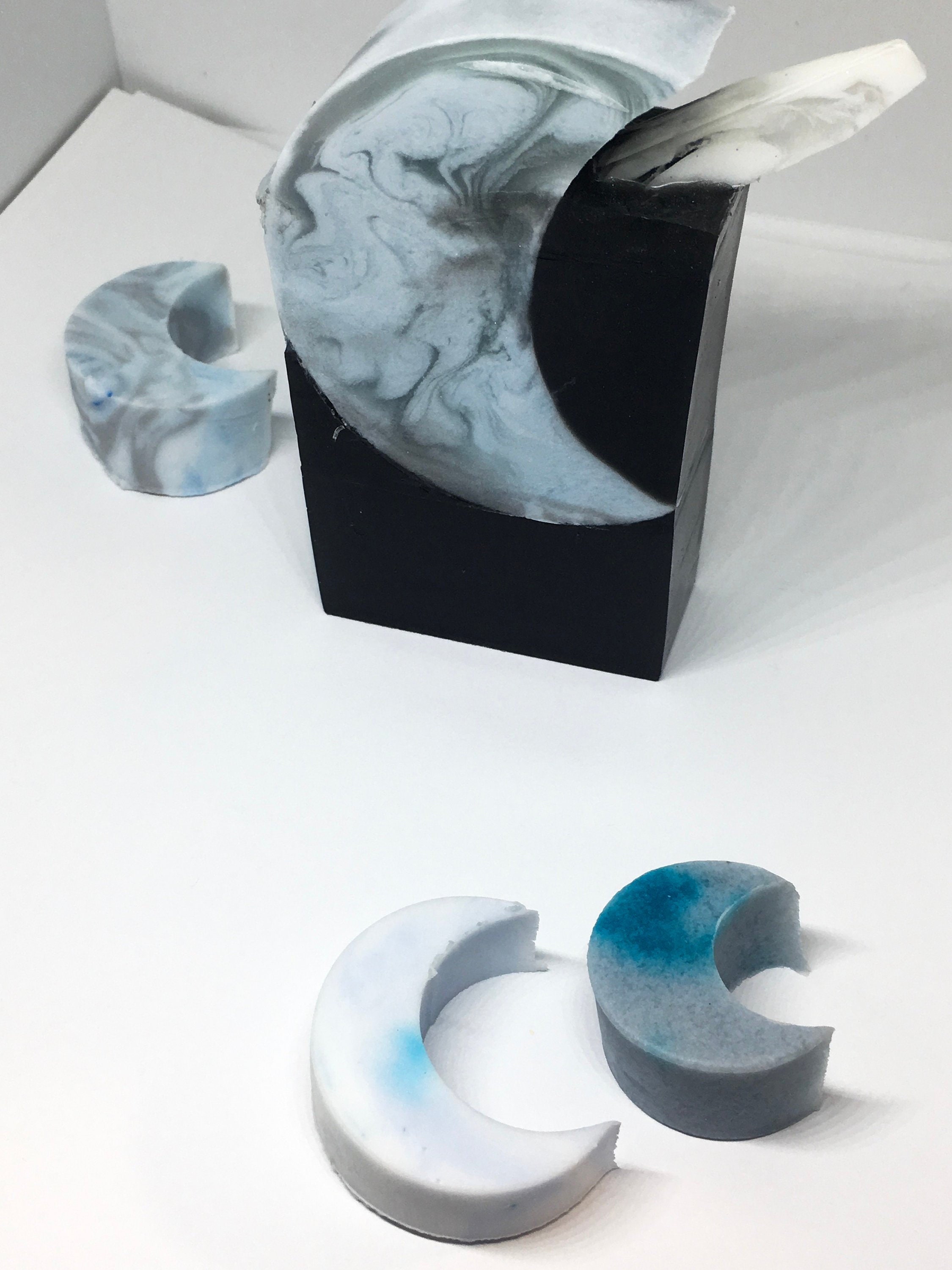 Crescent Moon Soap, Moon Crystal Soap, Outer Space, Galaxy, Galaxy Soap ...