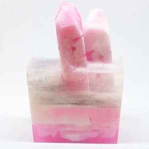 Rose Quartz Soap, Pink Quartz Crystal Soap, Shea Butter and Olive Oil ...