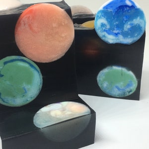 Space, Galaxy Soap, Glycerin Soap, Planets, Handmade, Artisan Soap ...