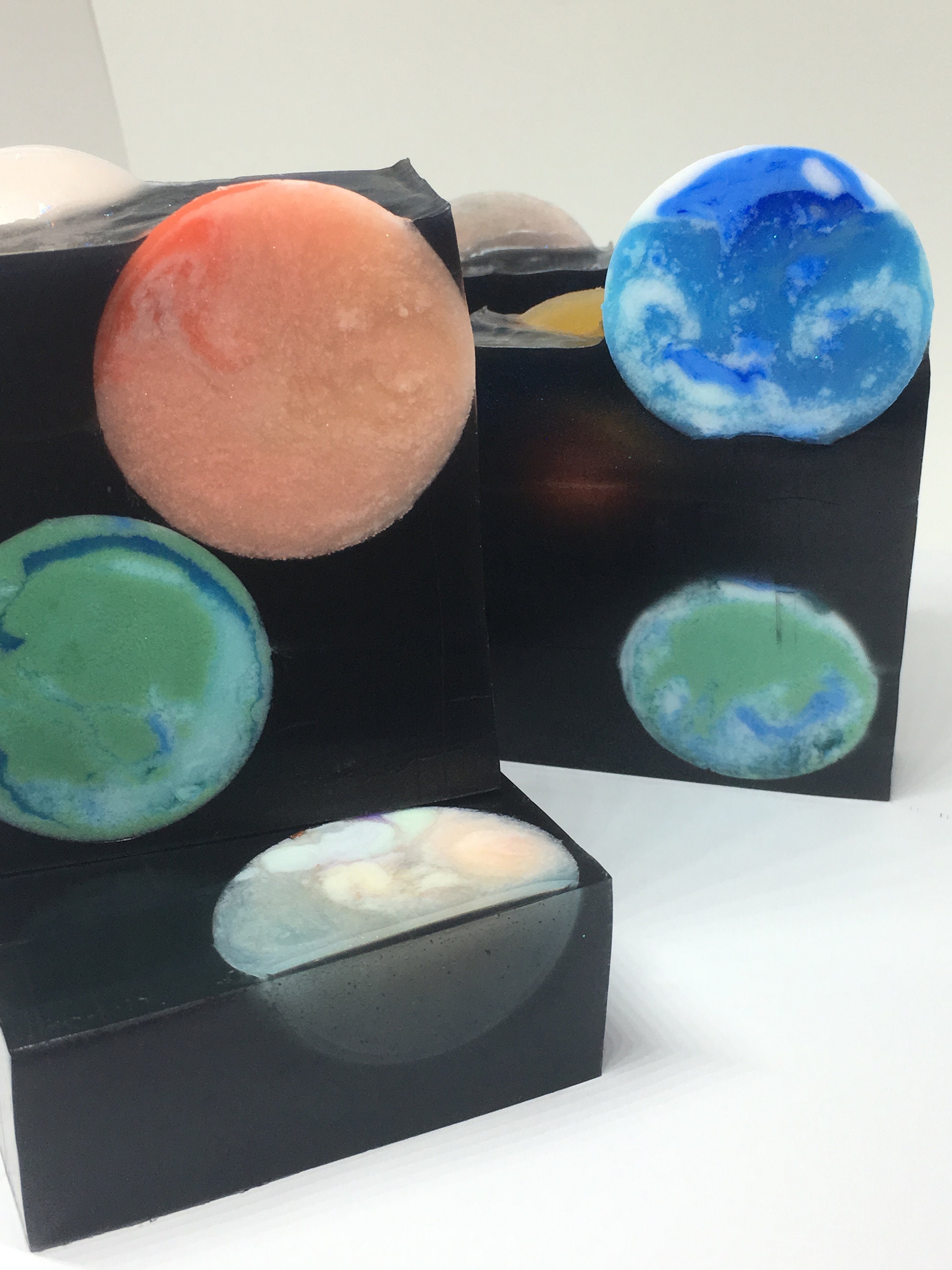 Space Galaxy Soap Glycerin Soap Planets Handmade Artisan - Etsy UK