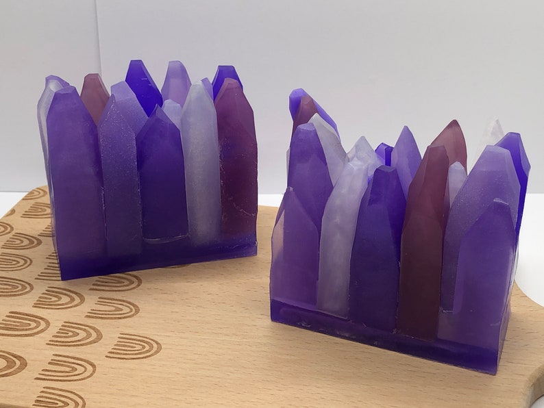 Amethyst Crystal Soap Handmade Artisan Soap Small Batch | Etsy