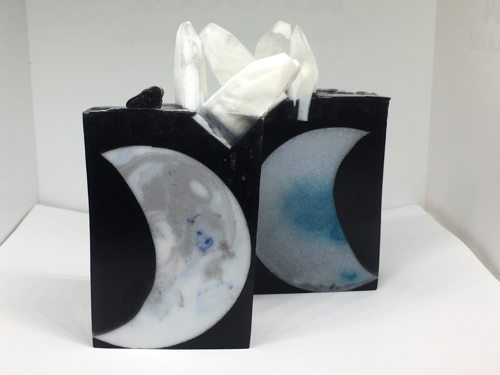 Crescent Moon Soap, Moon Crystal Soap, Outer Space, Galaxy, Galaxy Soap ...