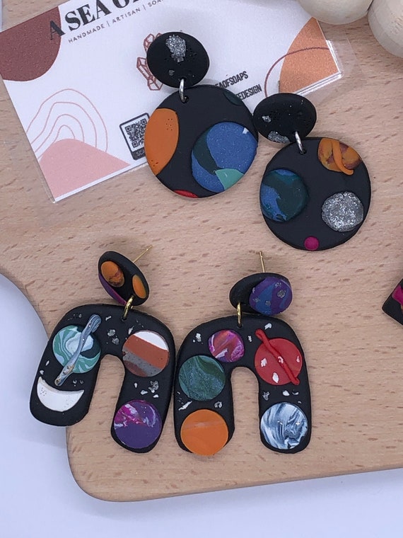 Space Girl Earrings Planets Intergalatic Nasa Space | Etsy