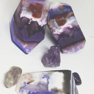 Ametrine Crystal Soap, Handmade Artisan Soap, Self Care, Bath and ...