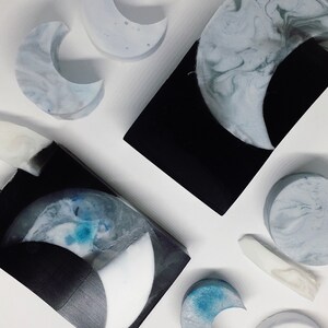 Crescent Moon Soap, Moon Crystal Soap, Outer Space, Galaxy, Galaxy Soap ...